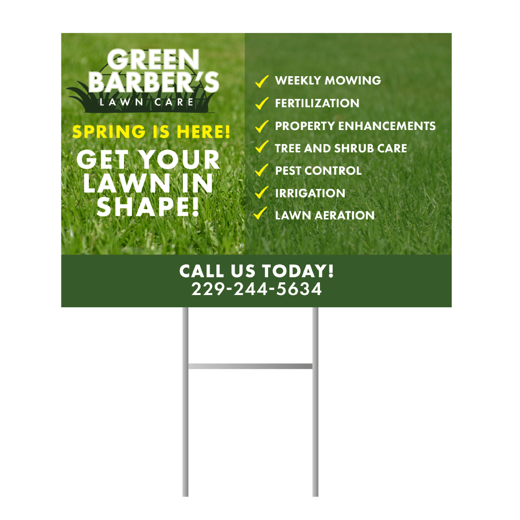 Designing Yard Signs for Marketing Your Business – U.S. Press Blog